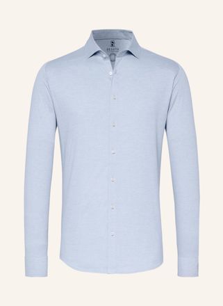 DeSoto Desoto Jerseyhemd Slim Fit blau