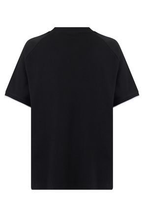 HUGO BOSS Mens T-Shirt Regular Fit Black Cotton T-Shirts And Polos