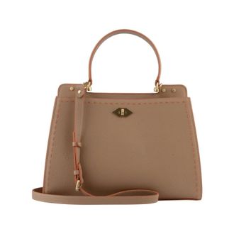 Pourchet Femme, Sacs, Beige, Taille: ONE Size Trianon Bicolore GM