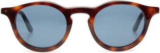 Bally Sonnenbrille mit rundem Gestell - Braun