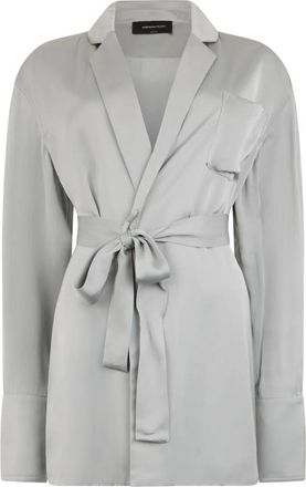 Fabiana Filippi Femme, Vestes, Gris, Taille: 40 FR Manteaux