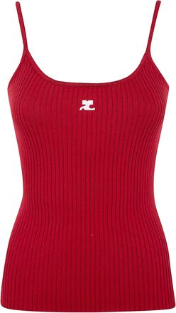 Courr&egrave;ges Reedition Knit Tank Top