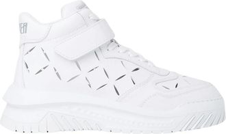 Versace Homme, Chaussures, Blanc, Taille: 40 EU Perforated Baskets