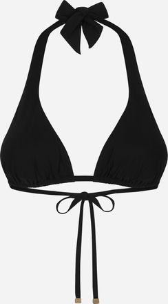 Dolce & Gabbana Triangel-bikinitop Mit Polsterung - Frau Bademode Schwarz Jersey 1
