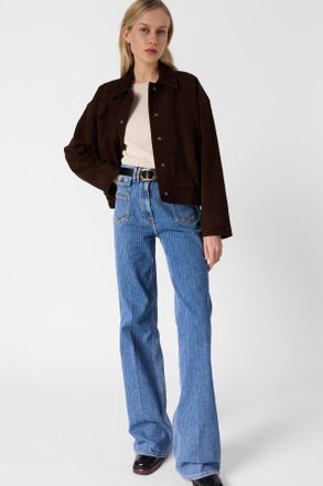 Gerard Darel Jean flare &agrave; rayures - ANNA - Jeans
