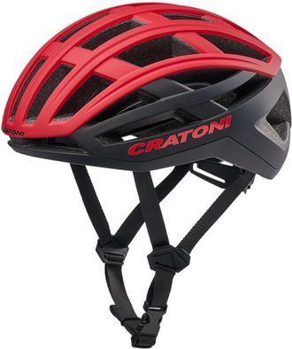 Cratoni C-Airlite - Fahrradhelm - red Black matt - 58-61 cm - Jugendliche Erwachsene - MTB BMX City Cross