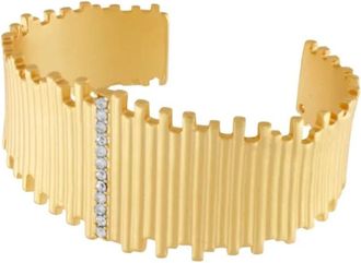 Dansk Copenhagen Audrey Cuff - Femme - Accessoires - Jaune - Taille: ONE Size