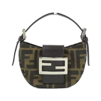 Fendi Pre-owned Bicolor Canvas Crossbody Bag - - Pre-owned - Damen - Braun - ONE SIZE