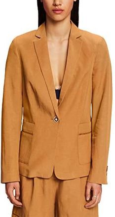 Esprit 043Eo1G301 Blazer, 231/Camel 2, 40 Femme
