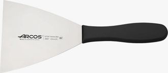 Arcos K&uuml;chenspatel Edelstahlklinge 125x120 mm - Pr&auml;ziser Schnitt, Langlebigkeit - Schwarzer Polypropylen-Griff - Serie 2900