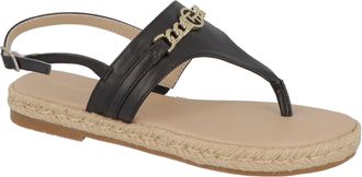 Tom Tailor Tom Tailor Damen 5398502 Flache Sandale, Black, 42 EU