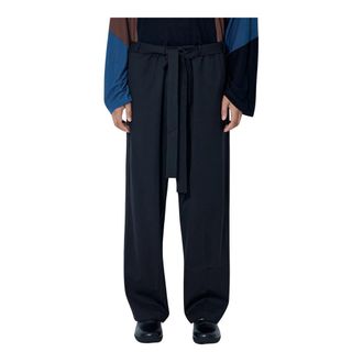 Kiko Kostadinov Laan Gathered Hosen - - Trousers - Herren - Schwarzk - L