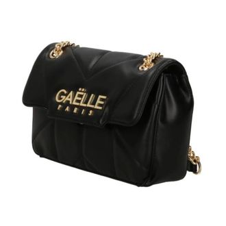 Ga&euml;lle Paris Femme, Sacs, Noir, Taille: ONE Size Bandouli&egrave;re avec Logo M&eacute;tal Noir