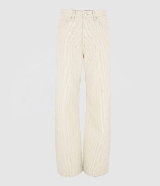 Rails Denim Belmont Ecru Railroad Stripe