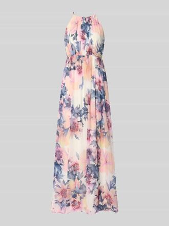 Jake*s Maxikleid aus Chiffon im Allover-Look
