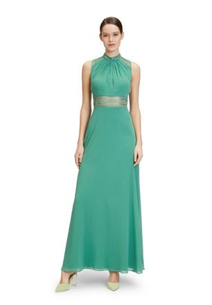 Vera Mont Damen Abendkleid rückenfrei 38, Light Green
