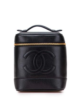 Chanel trousse de toilette à logo CC (1994-1996) - Noir