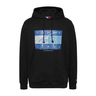 Tommy Hilfiger Flag DNA Sweatshirt Urban Style - - Sweatshirts & Hoodies - Herren - Schwarzk - S