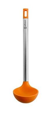 Bra Efficient | Küchentopf, EDELSTAHL, Nylon und Silikon, Orange, 35 cm