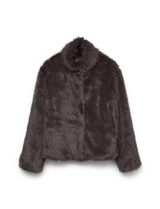 Vero Moda Vmmonroe Noos Veste Courte pour Femme Motif Tarte Chocolat Taille XL, G&acirc;teau au Chocolat, x_l