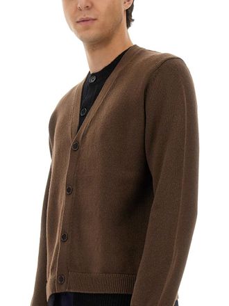 J.W.Anderson Wool-Cashmere Blend Cardigan - Brown