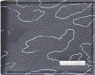 Quiksilver Herren Freshness Reisezubehör-Brieftasche, Black Camostrokes