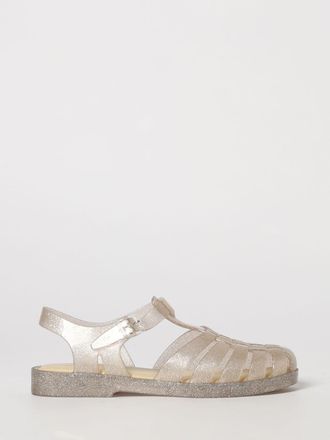 Melissa Possession Fischer-Sandalen aus Glitzer-PVC mit niedrigem Absatz