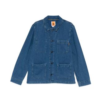 Timberland Homme, Vestes, Bleu, Taille: S Chemise en jean