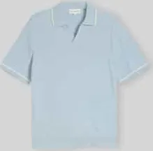 Tom Tailor Regular Fit Poloshirt aus reiner Baumwolle in Strickoptik