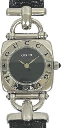 Gucci Pre-owned 6300L Montre-bracelet - Femme - Pre-owned - Noir - Taille: ONE Size
