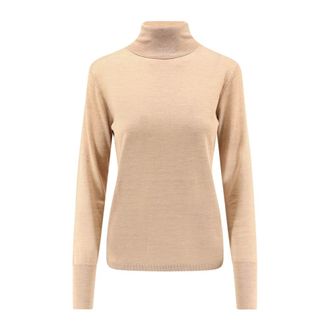 Aspesi Pull &agrave; col roul&eacute; en laine vierge - Femme - Pulls - Beige - Taille: 38 FR