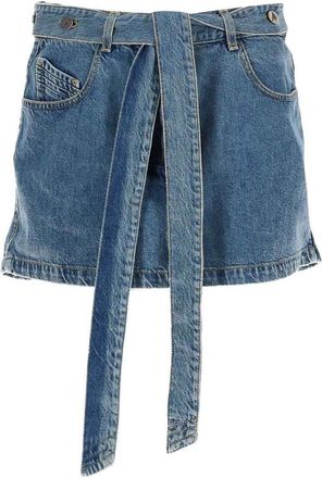 The Attico Minirock - Denim