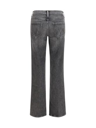 Mother Womens The Bookie Sneak Jeans Dainty And Dangerous Cotton