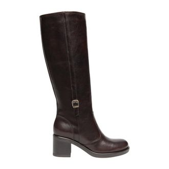 Nero Giardini Botte en cuir haute - Femme - Chaussures - Brun - Taille: 37 EU