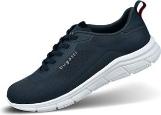 Bugatti 341-AFA1A Chaussures Basses à Lacets pour Homme, 43 EU, Bleu foncé, 43 EU