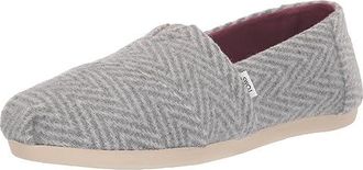 Toms Alpargata Semelle de mocassin Femme, Ombre &Agrave; Chevrons Bross&eacute;s, 42.5 EU