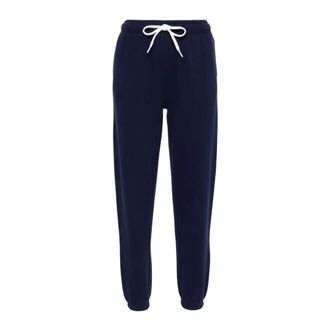 Ralph Lauren Femme, Pantalons, Bleu, Taille: 38 FR Pantalon de surv&ecirc;tement bleu marine avec logo