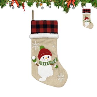 Generico Weihnachtsstrumpf - Weihnachten für Kinder - Details für Kinder Familie Geschenke Schokolade Spielzeug Süßigkeiten