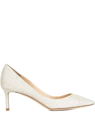 Jimmy Choo London escarpins Romy 60 mm - M&eacute;tallis&eacute;