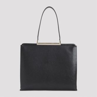 Tom Ford Hobo Bags - Goat Leather Shoulder Bag With Silver-Tone Accents - Gr. unisize - in Schwarz - für Damen
