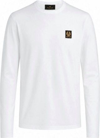 Belstaff Longsleeve T-Shirt London Retro Phoenix Patch Iconic Tee Modern Cut (1-tlg) Ideal f&uuml;r Alltag, Business Casual und Freizeit