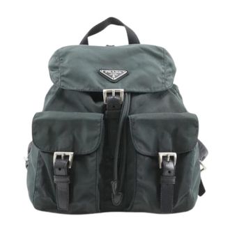Prada Pre-owned Vintage Backpack - - Pre-owned - Damen - Gr&uuml;n - ONE SIZE