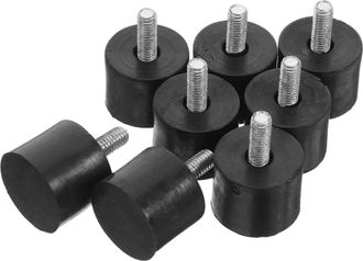 NUOBESTY 8 Stück Teiliges Möbelversteller aus Verschleißfestem Gummi Verstellbare Schraubfüße mit Rutschfesten Stoßdämpfenden Eigenschaften Bodenschutz für Stü