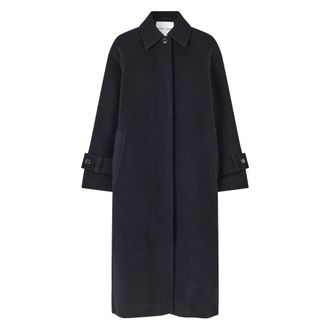 Sams&oslash;e & Sams&oslash;e Alma Coat - - Coats - Damen - Blau - XS