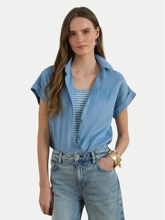 Lauren Ralph Lauren Hemd 200874259011 Himmelblau Relaxed Fit