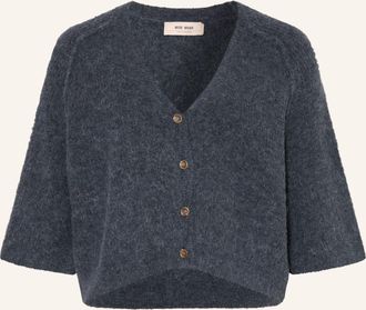 Mos Mosh Mos Mosh Strickjacke Mmthora Lizet Mit Alpaka blau