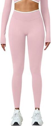 Generic Les pantalons de yoga avec une taille douce et contrast&eacute;e sont parfaits comme couche de base pour lentra&icirc;nement hivernal, le bodyforming et le fitness