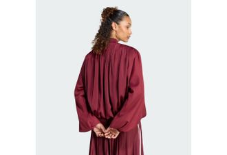 adidas Originals Sweatshirt ORIGINALS JACKE, SATIN, PLISSIERT (1-tlg)