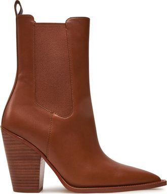 Michael Kors Cowboystiefel Michael Kors Leni Leather Boot 40T4LNHE5L Braun