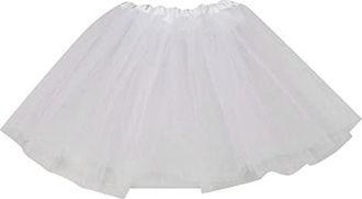 Generic Jupe à paillettes noires pour les vacances - Jupe tutu - Jupe bouffante - Costume pour homme, Blanc., taille unique